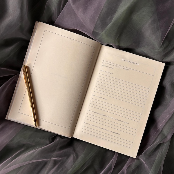 Couples Memory Book, Record Your Big & Little Moments | Couple Gift ...