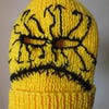 Handmade Knitted Balaclava Ski Mask Devil Creepy Joker Halloween Mask ...