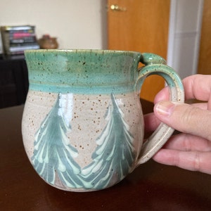Winter Tree Ceramic Coffee Mug - Etsy