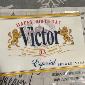 Custom DOS XX Beer Label for All Occasions Cerveza - Etsy