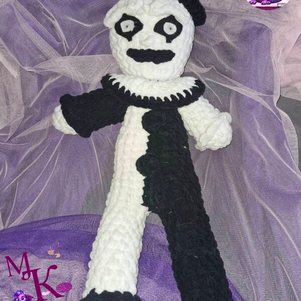 Clown Inspired by the Movie Series "terrifier" PDF Amigurumi Crochet ...