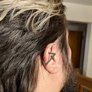 Conch Earring Triangle Gauge Earring Ear Cartilage Piercing ...