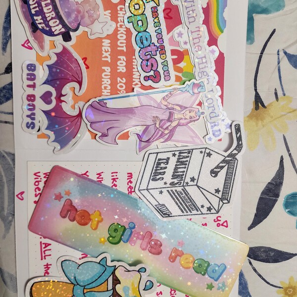 Overthinker Sticker Rainbow Bubble Letters Motivational Sticker Y2k ...