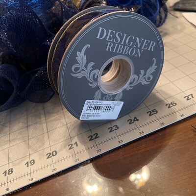 Ribbon, 10 YD ROLL, Ribbon for Wreaths, Farrisilk Ribbon, 4 Ribbon ...