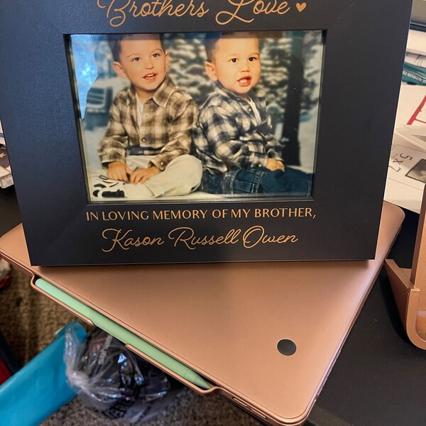 Brother Memorial Picture Frame | Loss of Brother Sympathy Gift ...