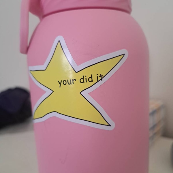 Your Did It Meme Star Sticker, Meme Sticker, Funny Sticker, Your Did It ...