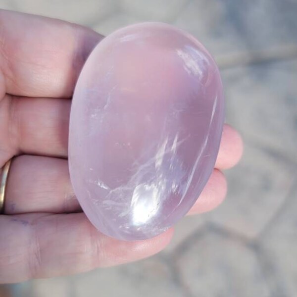 Thick Star, Rainbow XL Blue Rose Quartz Sphere Six-point Star, Flashy ...