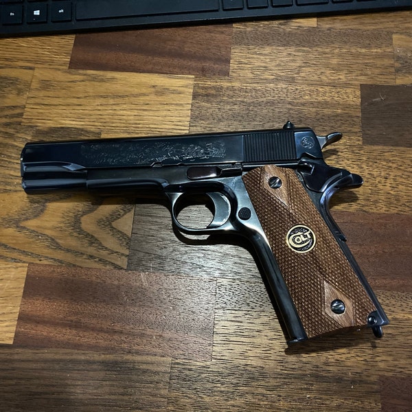 VITOONWOOD Matching 1911 Full Size Pearl MOP Handle Grips Fit M1911 ...