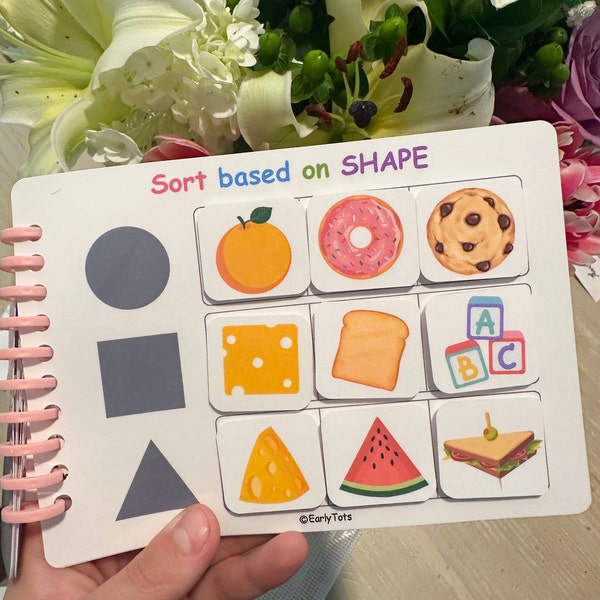 Busy Book, Toddler Busy Book Printable, Toddler Learning Binder ...