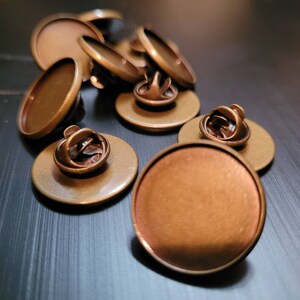 Silver Gold or Bronze Single Loop Pin 1 Loop Pin Safety - Etsy Canada