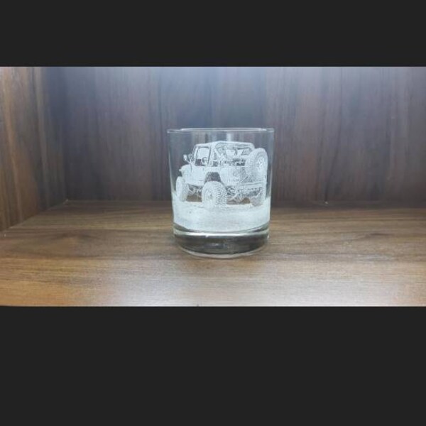 Etched Rocks Glasses |whiskey Glass, Picture on Glass, Family Photo ...