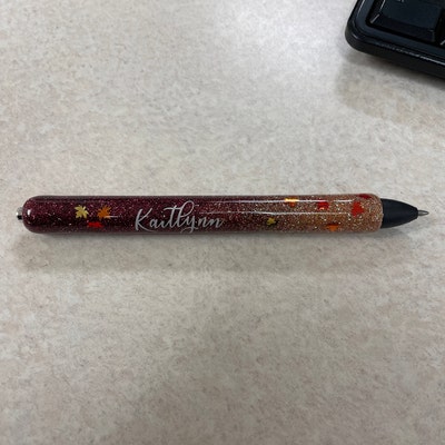 Fall-themed Glitter Pen - Etsy
