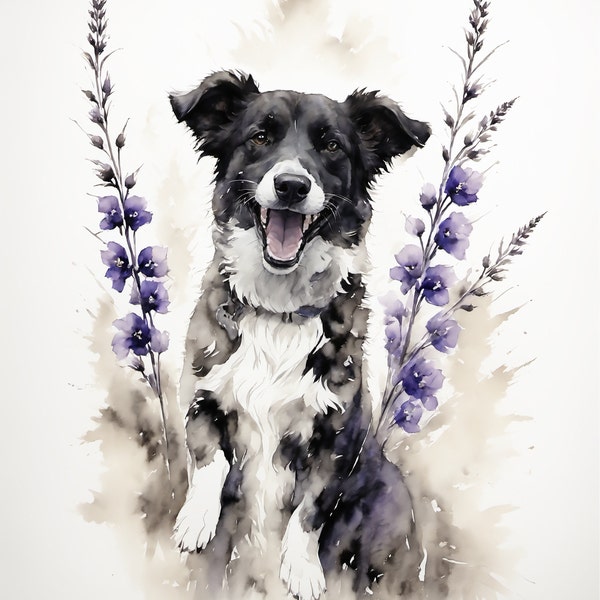 Custom Pet Portrait, Personal Pet Portrait From Photo, Digitally ...
