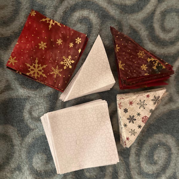 Beautiful 12 Christmas Star of Hope Quilt Pre-cut Block Kits, L@@K!! - Etsy