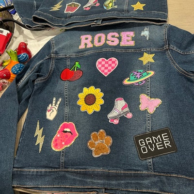 Boys Letter Patch Jean Jacket Name Patch Jacket Toddler Boys Custom ...