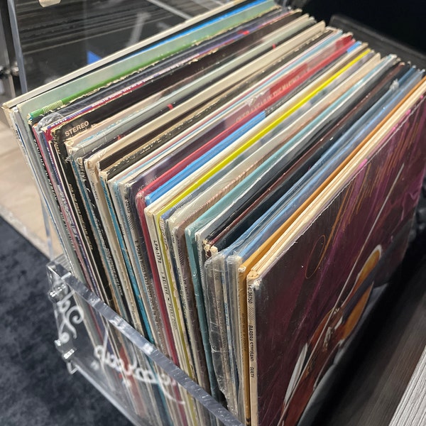 12" Random Used Vinyl Record Albums WITH Jackets for Crafting, Crafting ...