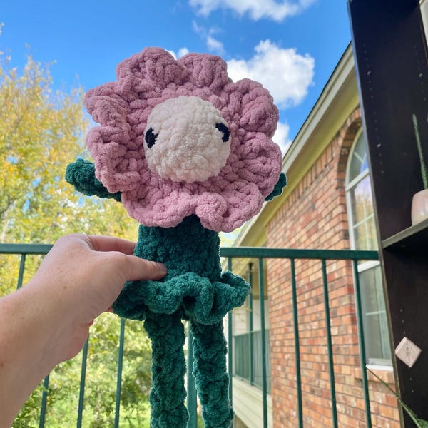 Flower Friend Crochet Pattern, Sunflower Amigurumi Plush Lovey, Pattern ...