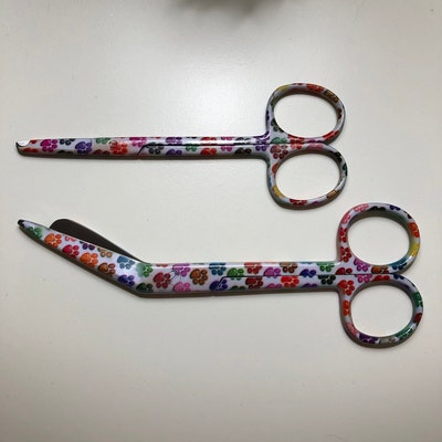 Vet Tech Veterinary Technician Nurse Paw Paper Coated Bandage Scissors by Vettechstuff - Etsy