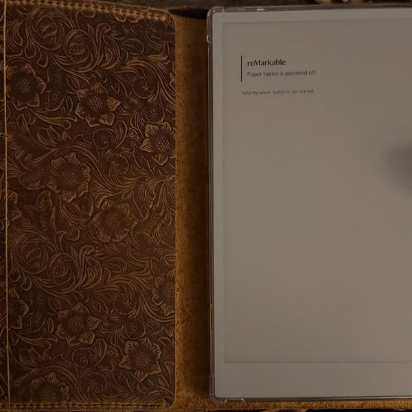 Personalized Leather Case for Remarkable Paper Pro Move / Remarkable 2 ...