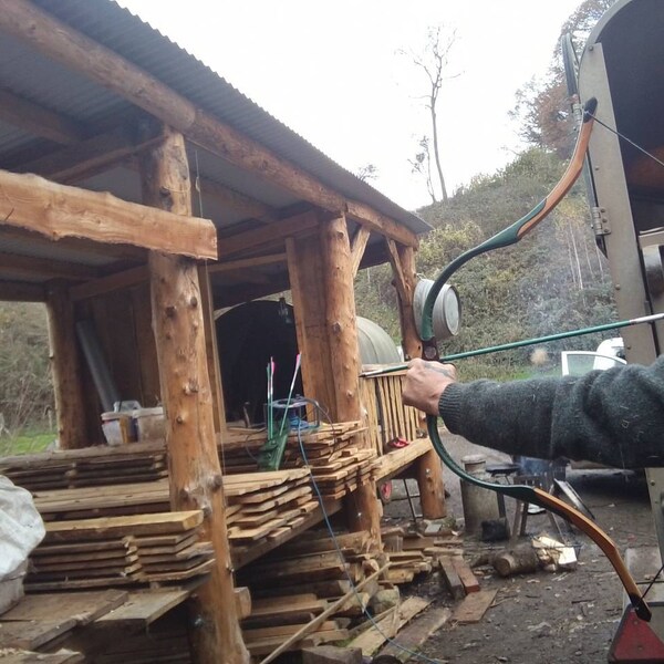 Bow String Keeper - Leather Bow String Holder - Universal String Keeper ...