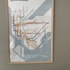 New York City Subway Map / NYC / Minimal Poster Print / Subway Style ...