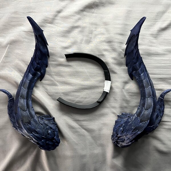 Devil Raphael Haarlep Incubus Horns Hand Painted Cosplay Replica Baldur ...