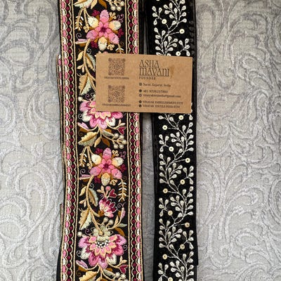 10 Cm Indian Ethnic Peacock Woven Trims Jacquard Ribbon, Crazy Quilting ...