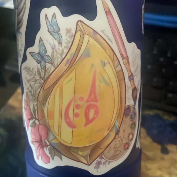 FFXIV Azem Charm Glow - Handmade Convocation Soul Crystal Keychain ...