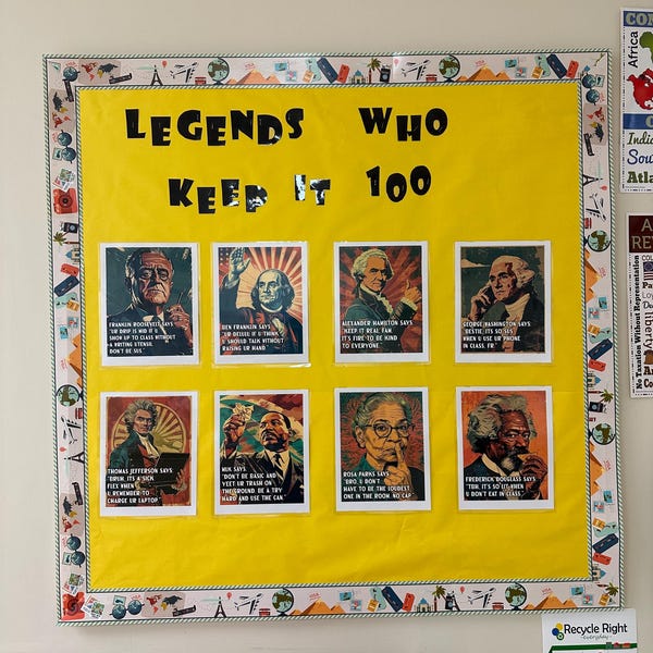 Funny Gen Alpha US History Rules Posters | APUSH Social Studies Slang ...