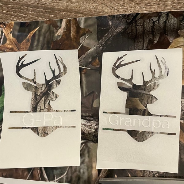 Deer Split Monogram - Instant Digital Download - Svg, Png, Dxf, and Eps ...
