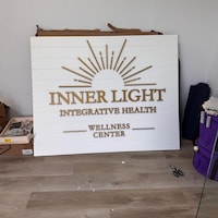 Custom Laser Cut, Clinic Sign, Sign With Raised 3D Design, Business ...