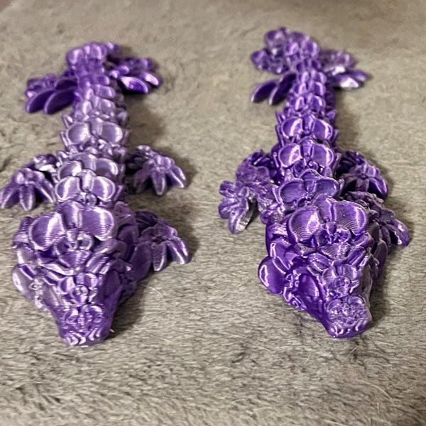 Crystal Dragon Cinderwing3d, STL File for 3D Printing,, STL Print Files ...