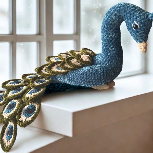 Cleo the Cheetah & Suki the Snow Leopard 2 in 1 Low Sew Crochet Pattern ...