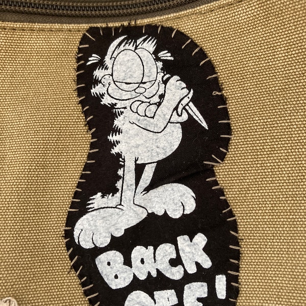 BACK OFF PATCH Sure Why Not Use This Amusing Cartoon Cat as an Icon for ...