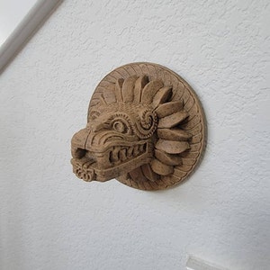 Aztec Mayan Jaguar Balam Cat Sculpture Wall Plaque Carving - Etsy