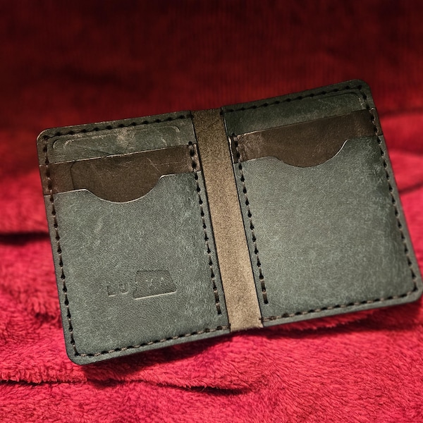Ranch Wallet | Handmade Leather Wallet Card Holder Made With Vegetable ...