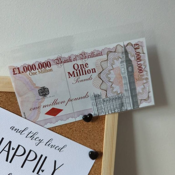 Novelty One Million Pound Note - Give Someone a Million! - Etsy