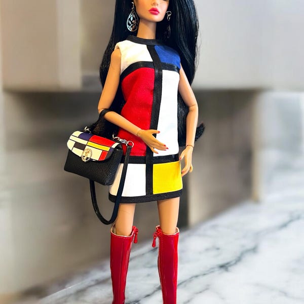 Trench Setter Hankie Chic Pattern Vintage Style Dress, Split Sleeve ...