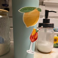 Georgia Peach Sticker Fruit Vinyl Stickers Waterproof Sticker Water ...