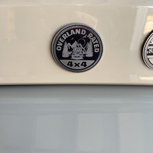 Badass Unique METAL 4x4 Badges Made for Any 4x4 Vehicle - Etsy