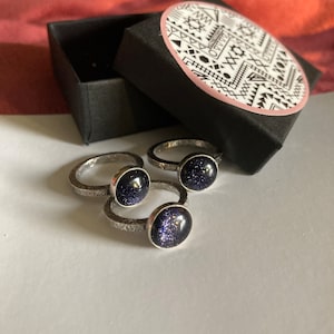 Initial Stacking Rings Set of 7 in Gold Silver or Rose Gold - Etsy