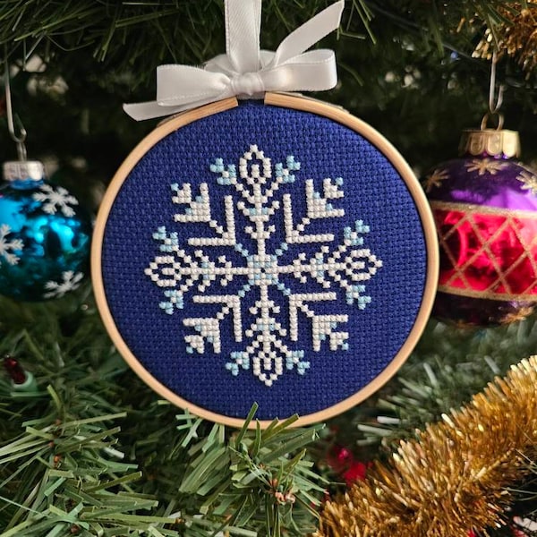 Snowflake Cross Stitch Patterns | PDF Instant Download - Etsy
