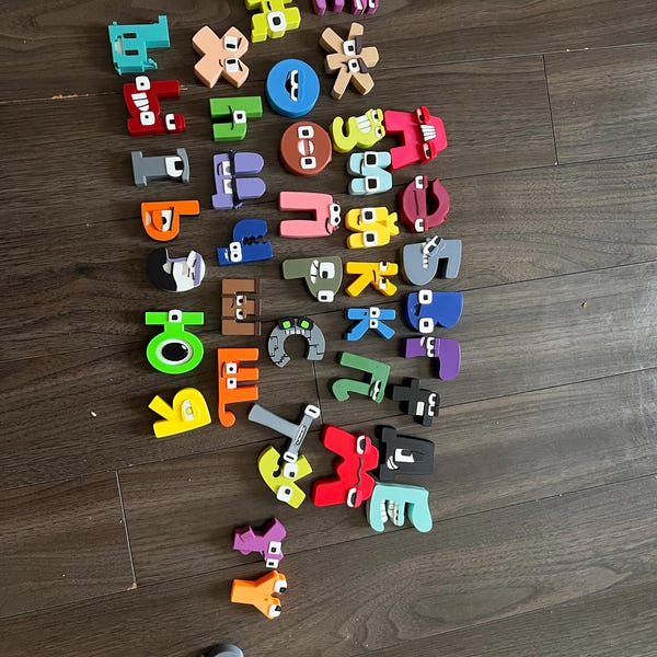 Spanish Alphabet Figures - Full Set! - Etsy