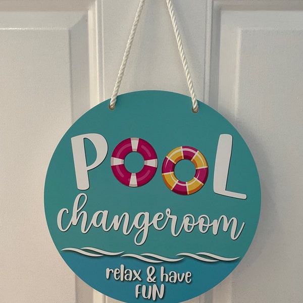 Personalized Pool Sign Outdoor 'welcome to Our Pool' Sign Backyard Pool ...