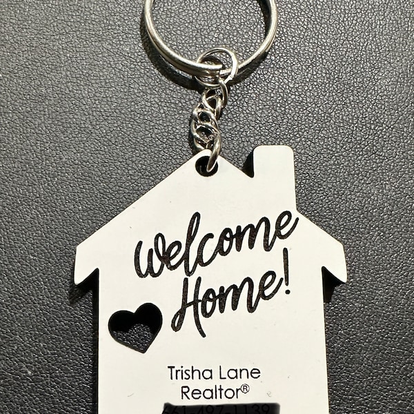 BULK - Welcome Home Keychain Closing Gift - Etsy