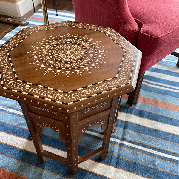 Inlay Coffee Table Bone Inlay Table Inlay Coffee Table Inlay Side Table ...