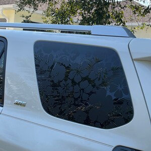 Sunroof Floral Compass Vinyl Window Decal - Etsy