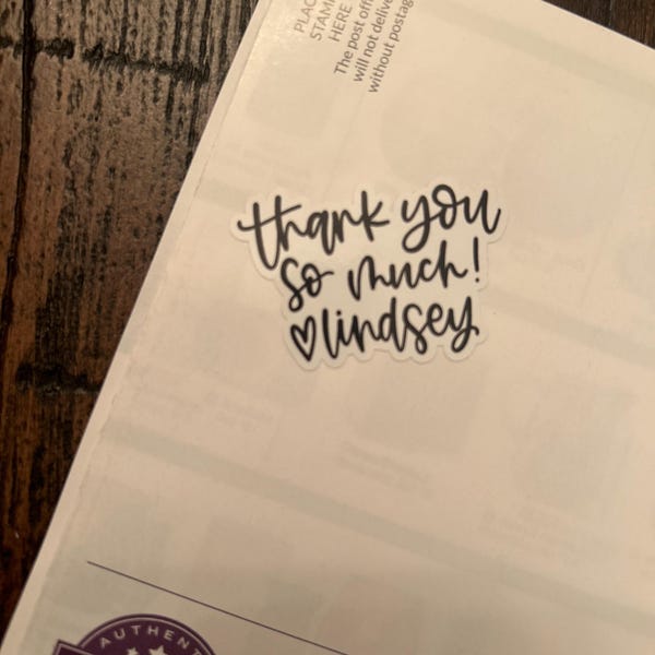 Lovingly Made by Hand, Handmade, Handmade Gift, Etsy Sticker, Thank You ...