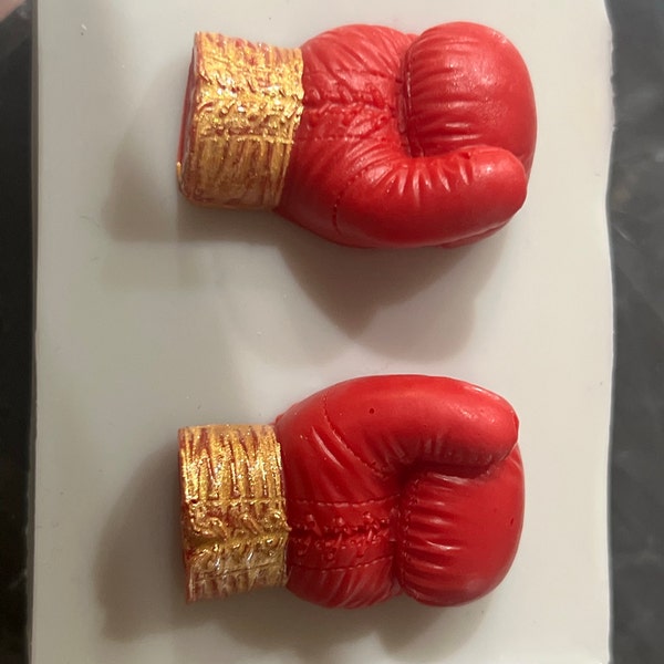 BOXING GLOVES MOLD, Fondant Mold, Chocolate Mold, Resin Mold, Cupcake ...