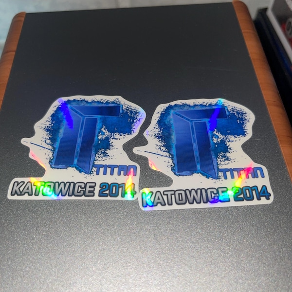 Titan Holo Katowice 2014 CSGO CS Counter Strike CS2 Sticker (holo ...